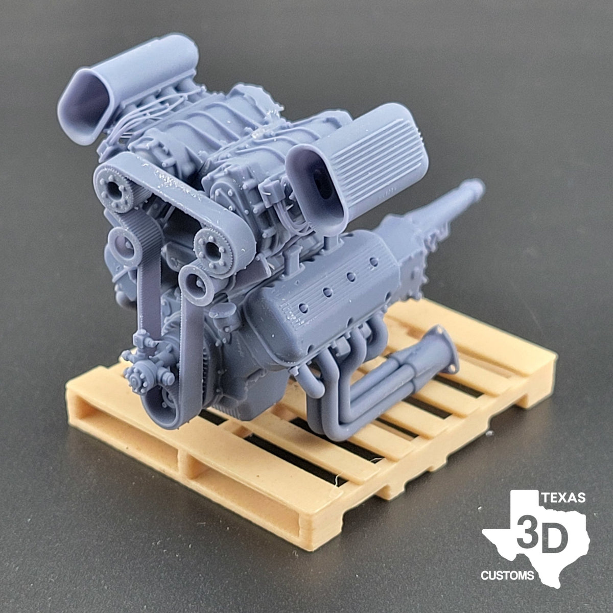 Twin Blower Firepower Hemi - Texas3DCustoms