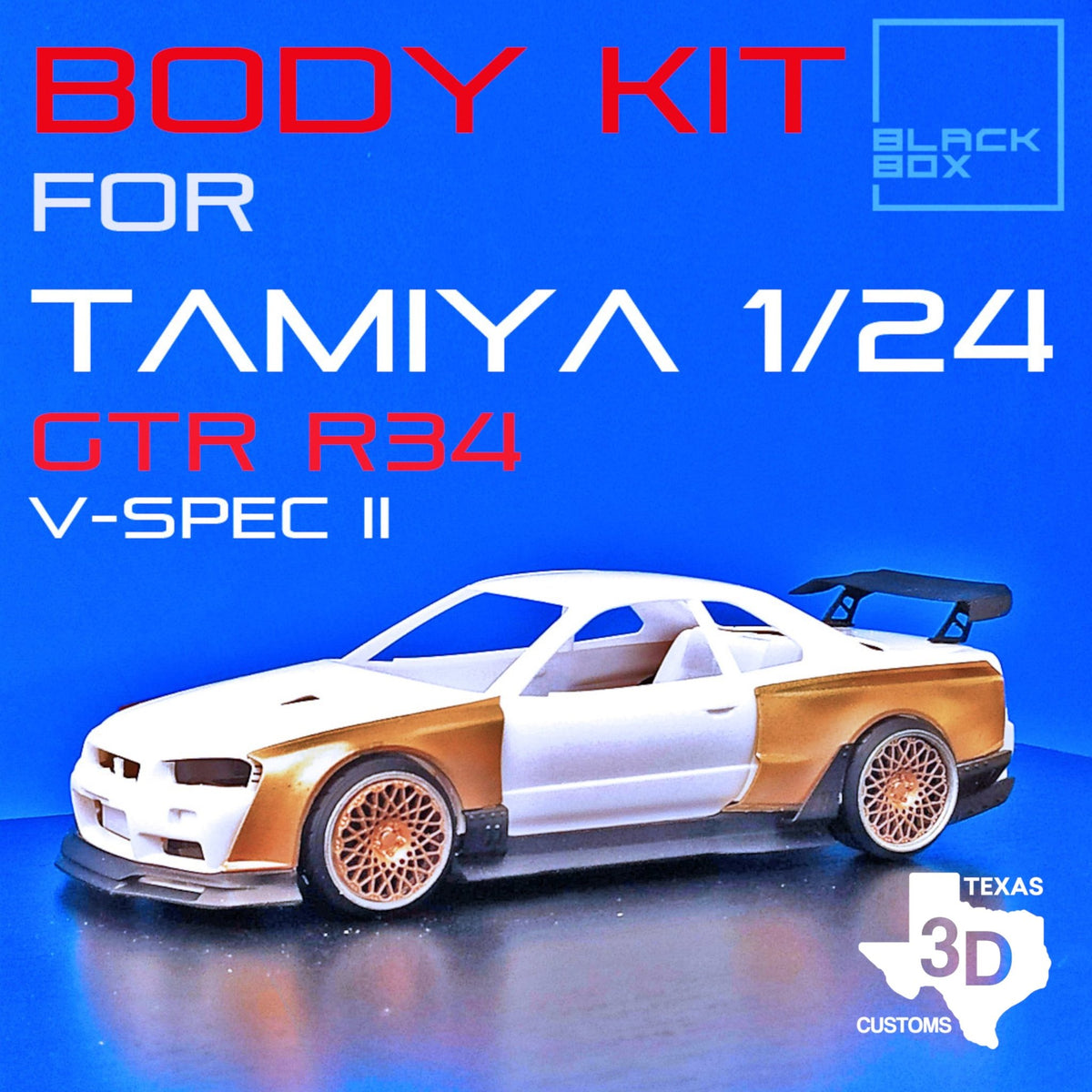 R34 GTR Wide Body Kit - Texas 3D Customs – Texas3DCustoms