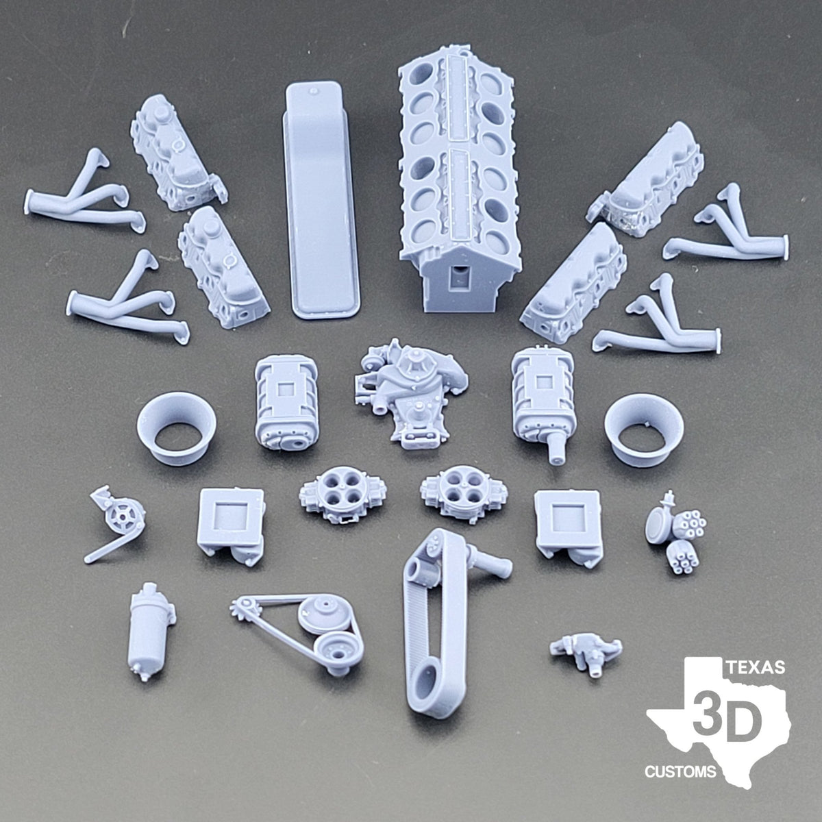 Twin Blower GMC Big Block V12 – Texas3DCustoms