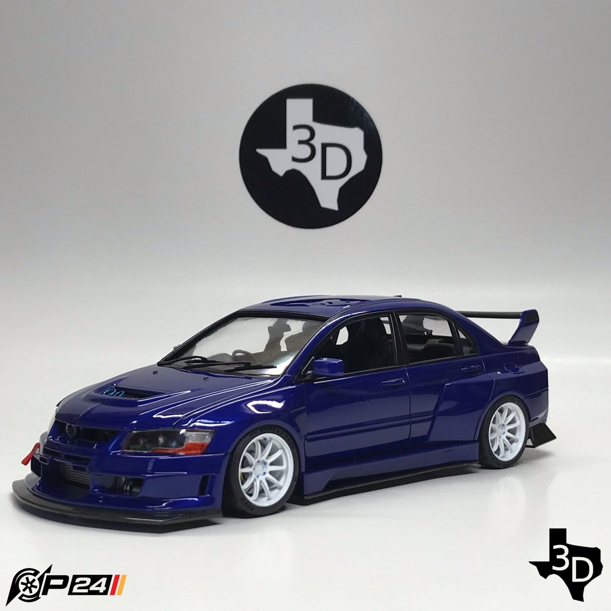 FUJIMI 1/24 MITSUBISHI EVOLUTION IX CUSTOM WIDE BODY KIT - Texas3DCustoms